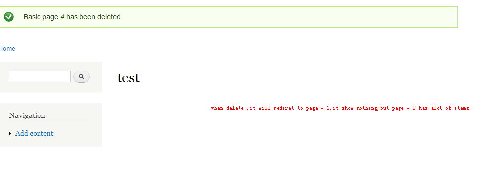 rewrite destination parameter when using node delete links. [#2004960] | Drupal.org