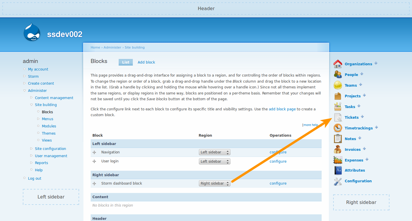 Add a some default blocks [#745356] | Drupal.org