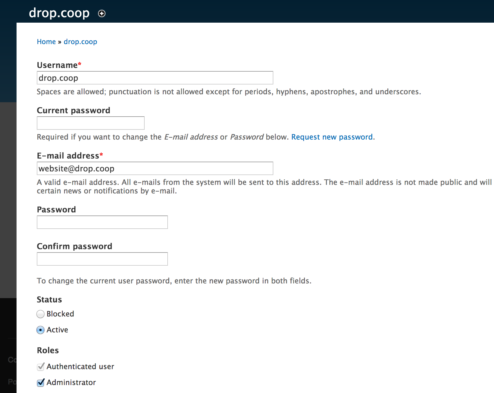 Add option to disable password strength checking [#432962] | Drupal.org