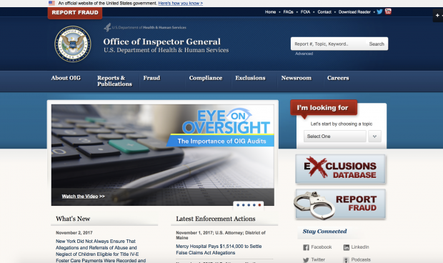 The Department of Interior’s Office of Inspector General (OIG) | Drupal.org