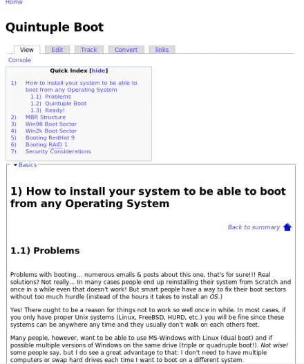 Table of Contents | Drupal.org