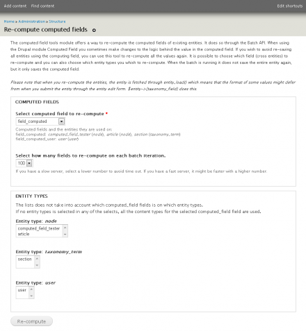 Computed Field Tools | Drupal.org