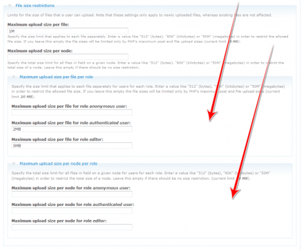 FileField Role Limit | Drupal.org