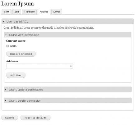 Flexi Access | Drupal.org