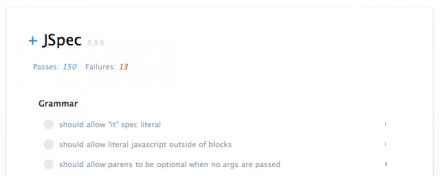 JSpec - JavaScript Behavior Driven Development (BDD) Framework | Drupal.org