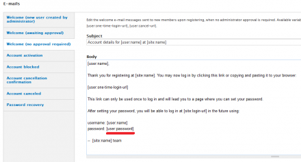 Registration Password Token | Drupal.org