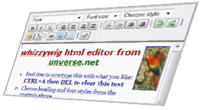 Whizzywig - A complete WYSIWYG Editor | Drupal.org