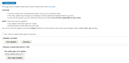 Entity Update | Drupal.org