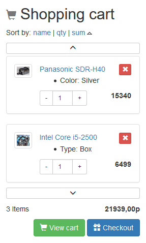 Ubercart pictured cart block | Drupal.org