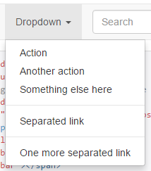 Bootstrap menu items | Drupal.org