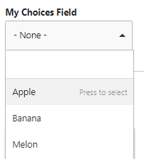 Choices.js - Better Vanilla JS Select Widget | Drupal.org