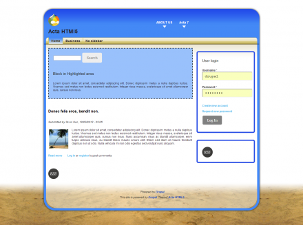 Acta HTML5 | Drupal.org