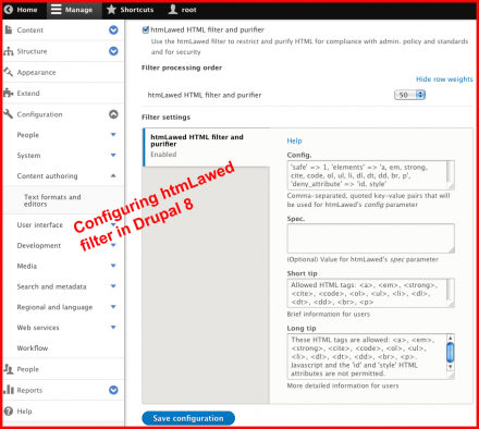 htmLawed | Drupal.org