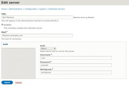 Smbclient | Drupal.org