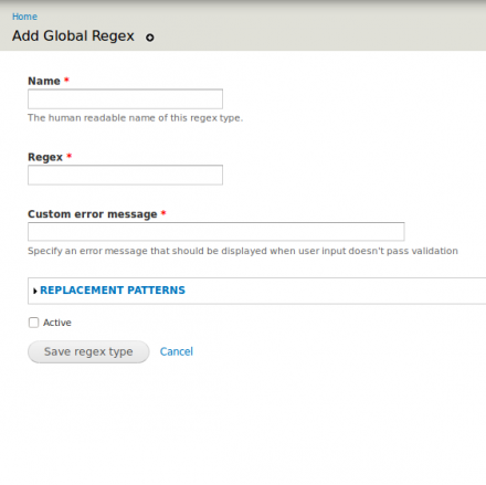 Global Regex | Drupal.org