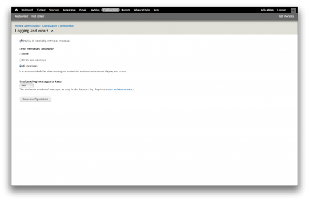 Watchdog Messages | Drupal.org