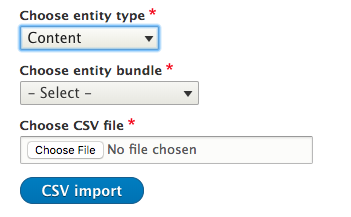 CSV Importer | Drupal.org