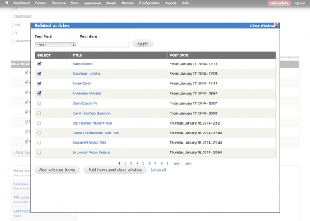Entity Reference View Widget | Drupal.org