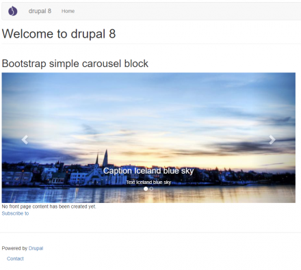 bootstrap simple carousel | Drupal.org