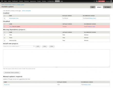 Quick update | Drupal.org