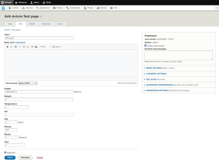 Physical Quantity Fields | Drupal.org