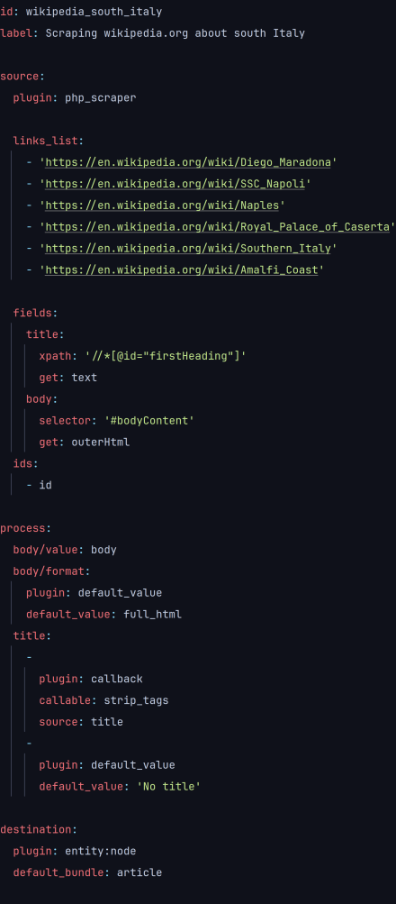 Migrate Source Symfony BrowserKit (scraper) | Drupal.org
