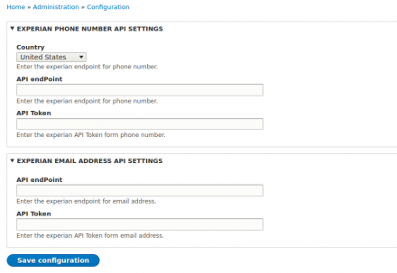 Experian Validation | Drupal.org