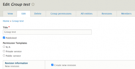 Group permissions template | Drupal.org