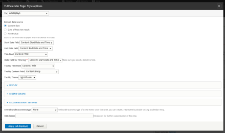 Fullcalendar Dynamic | Drupal.org