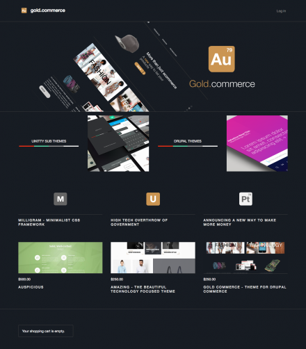 Gold Commerce - Advanced Theme for Drupal Commerce | Drupal.org