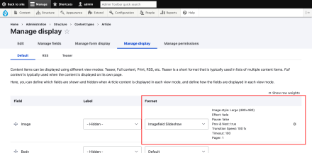 Imagefield Slideshow | Drupal.org