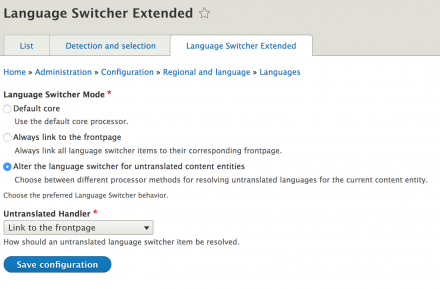 Language Switcher Extended | Drupal.org
