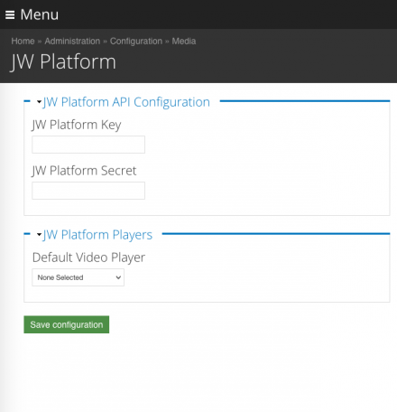 Media JWPlatform | Drupal.org