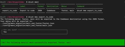 Menu migration (Import & Export) | Drupal.org