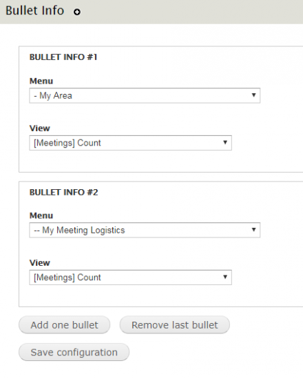 Menu Bullet Info | Drupal.org