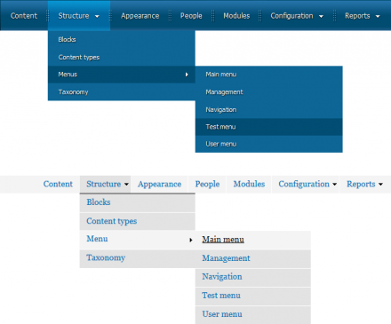 Metro Menus (menu with taxonomy and skins support) | Drupal.org