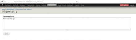 Viewport Alert | Drupal.org