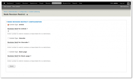 Node Revision Restrict | Drupal.org
