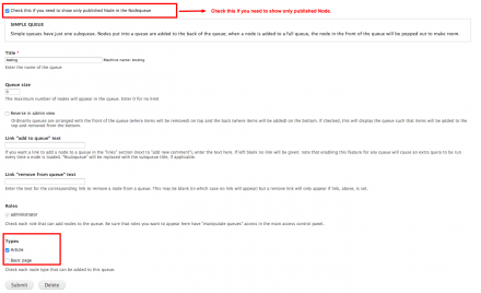 Nodequeue Publish Node | Drupal.org