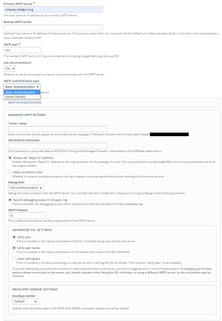 PHPMailer SMTP | Drupal.org