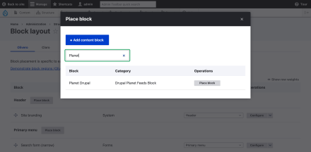 Drupal Planet Feeds Block | Drupal.org