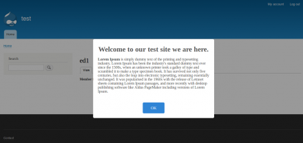 Popup After Login | Drupal.org