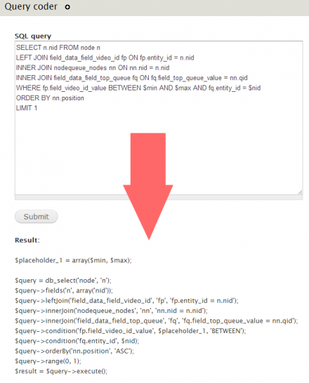 Query coder | Drupal.org Query coder | Drupal.org