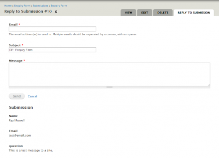 Webform Email Reply | Drupal.org