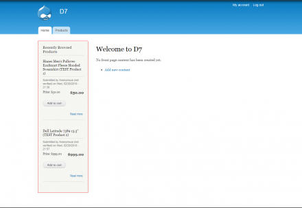 Ubercart Recently Viewed Products | Drupal.org
