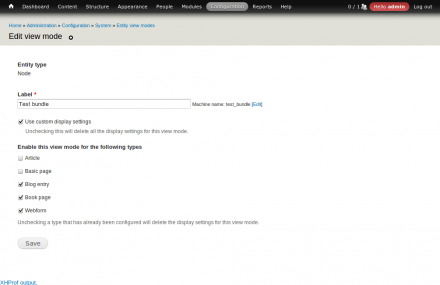 Entity view modes | Drupal.org