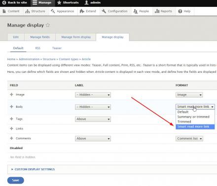 Smart read more link | Drupal.org