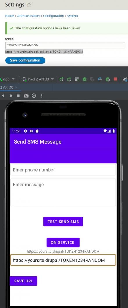 SMS Android send message | Drupal.org