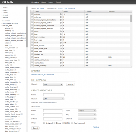 SQL Buddy | Drupal.org