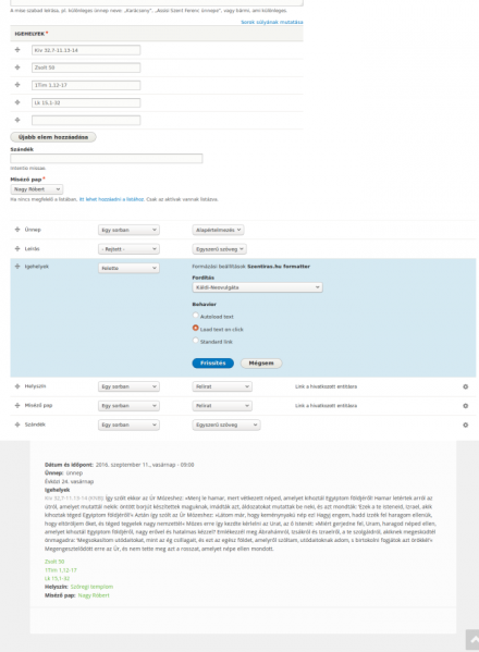 szentiras.hu Reference Formatter | Drupal.org